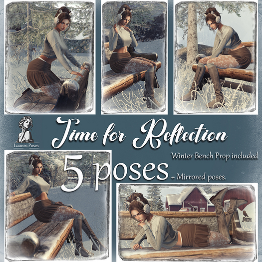 Second Life Marketplace - Luanes Poses - Time for Reflection